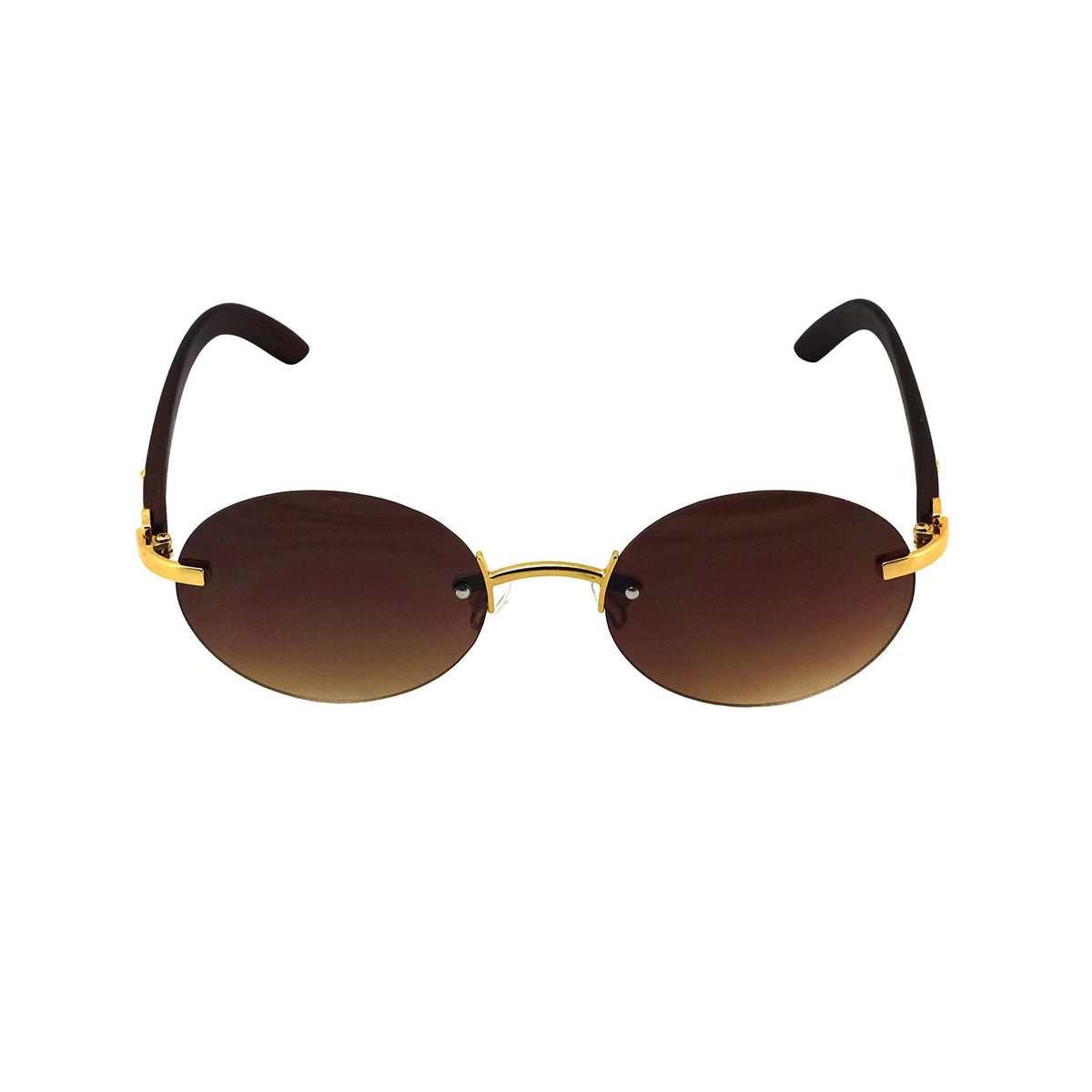 Vintage Style Rimless Sunglasses - Flawless Eyewear – Flawless Eyewear