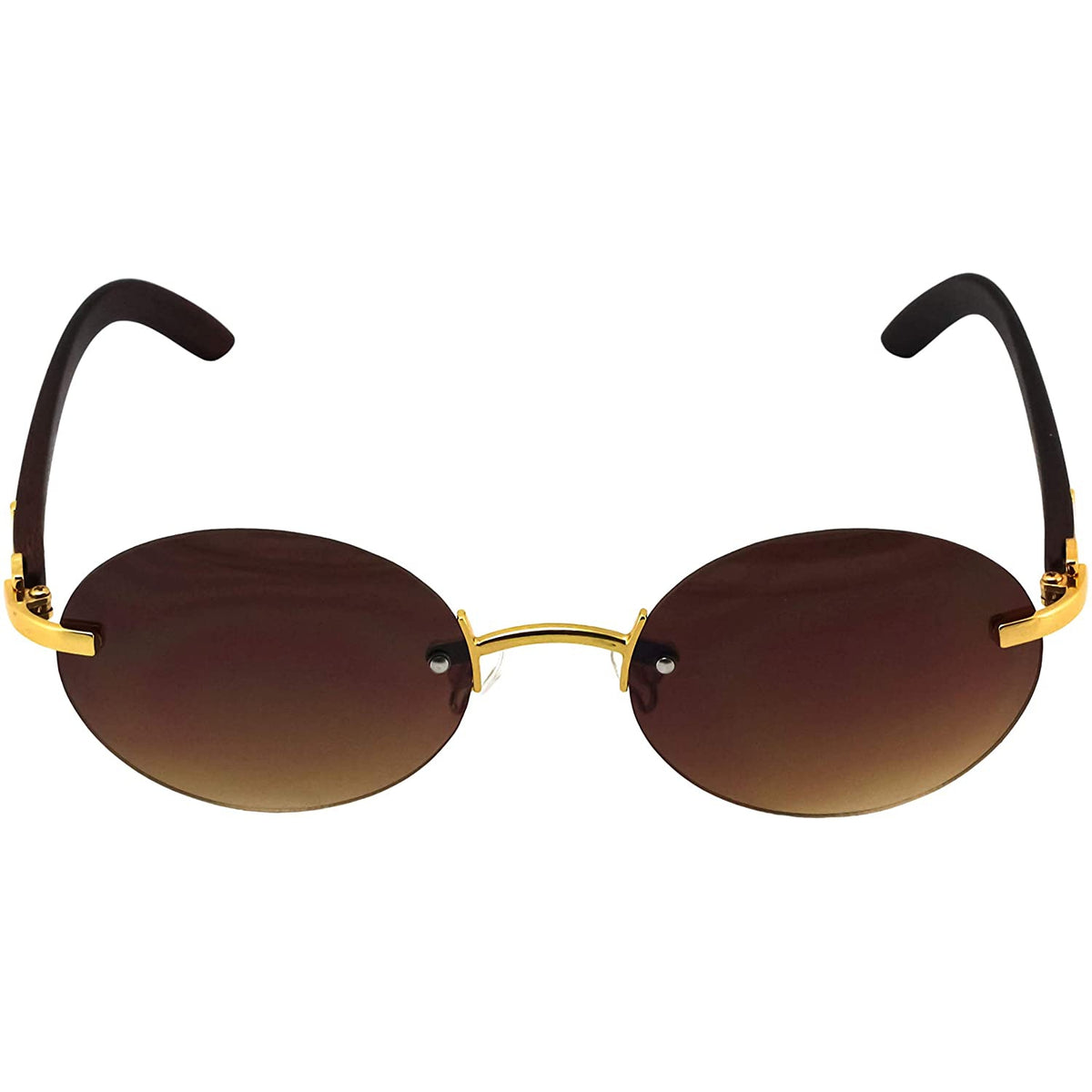 Vintage Style Rimless Sunglasses - Flawless Eyewear – Flawless Eyewear