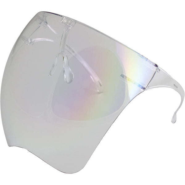 Face Shield Mirrored Visor Glasses/Sunglasses - Flawless Eyewear ...