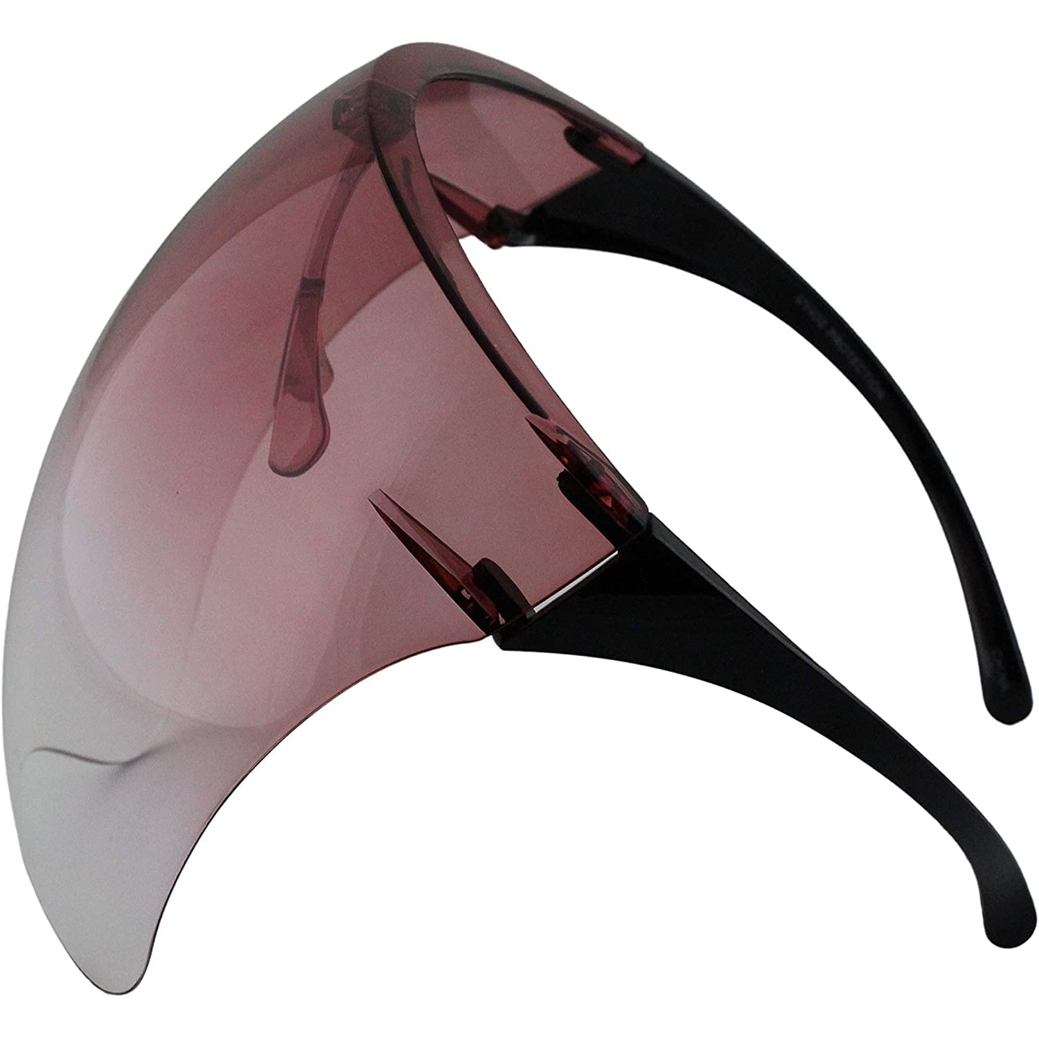 Face Shield Mirrored Visor Glasses/Sunglasses - Flawless Eyewear ...