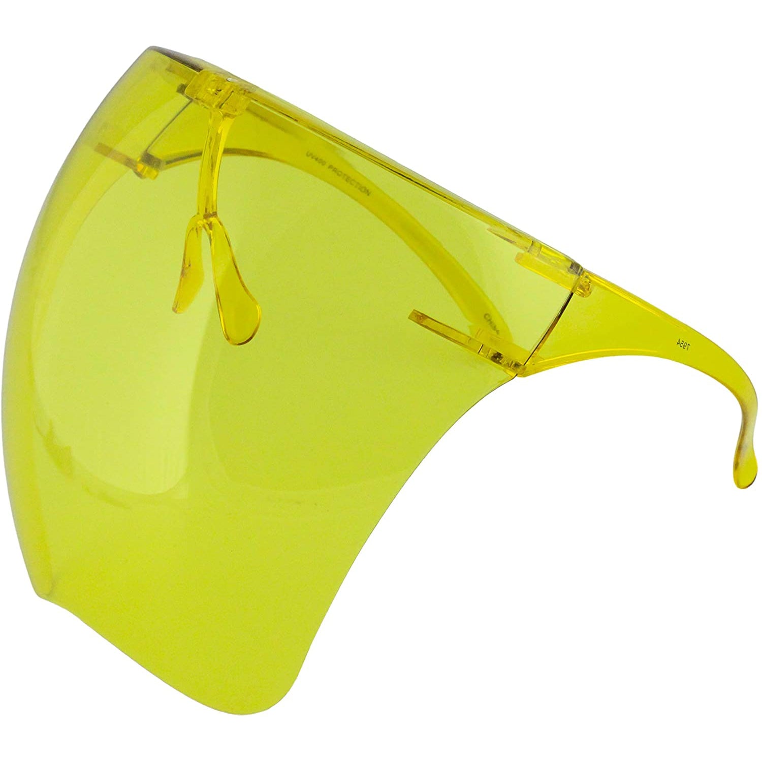 Face Shield Mirrored Visor Glasses/Sunglasses - Flawless Eyewear ...