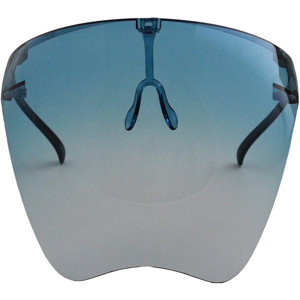 Face Shield Mirrored Visor Glasses/Sunglasses - Flawless Eyewear ...