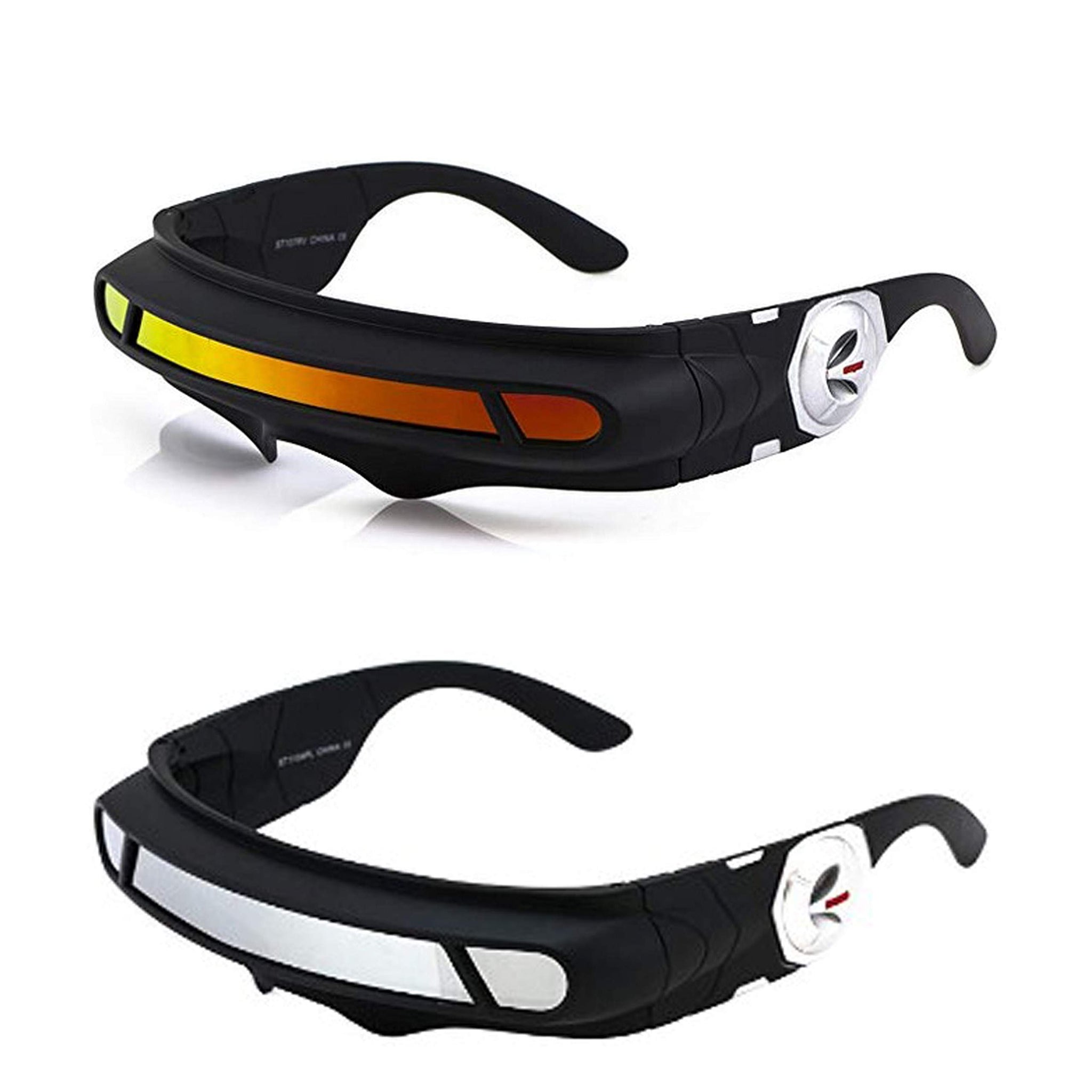Futuristic Costume Party Cyclops Sunglasses - Flawless Eyewear ...