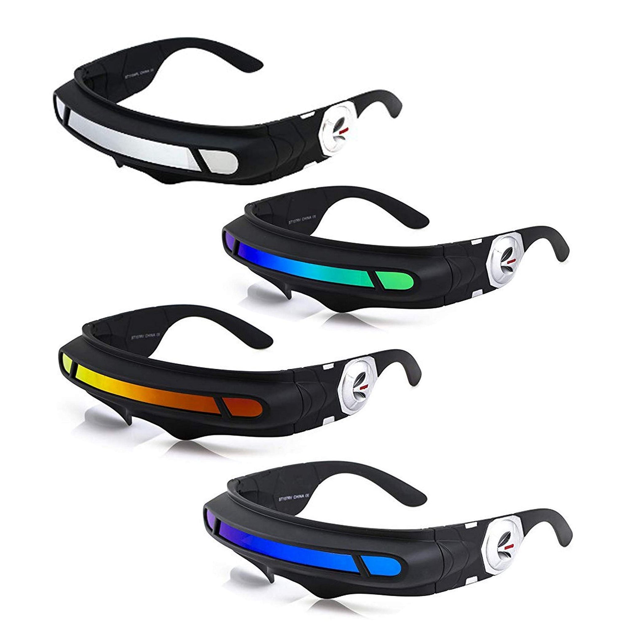 Futuristic Costume Party Cyclops Sunglasses - Flawless Eyewear ...